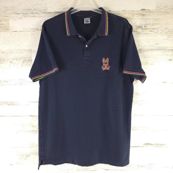 Psycho Bunny | Shirts | Psycho Bunny Mens Size 2xlt Xxl Tall Navy Blue ...